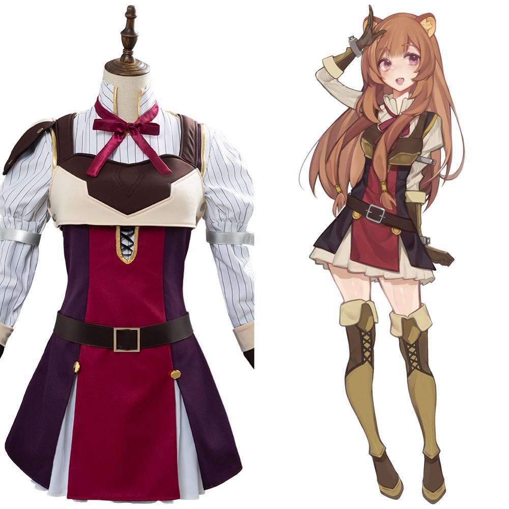 The Rising of the Shield Hero Raphtalia Cosplay Costume Outfit Dress ...