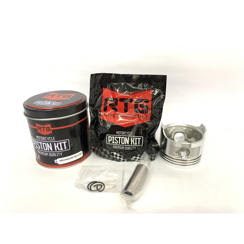 RTG PISTON KIT XRM / WAVE 100 ( STD, 0.25, 0.50, 0.75, 1.00) HIGH ...