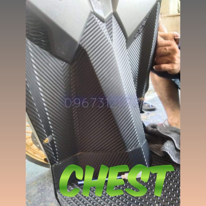 HONDA CLICK VERSION 1 PRE-CUT CHEST PREMICAL CARBON/PLEASE MESSAGE ME ...
