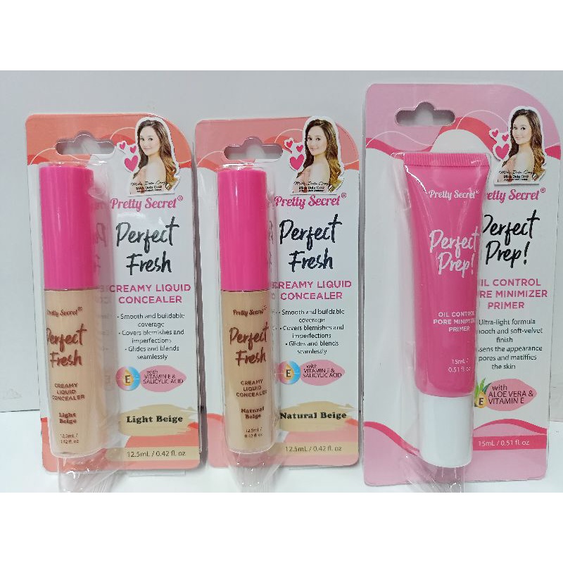 Pretty secret creamy liquid concealer/pore minimizer primer | Shopee ...
