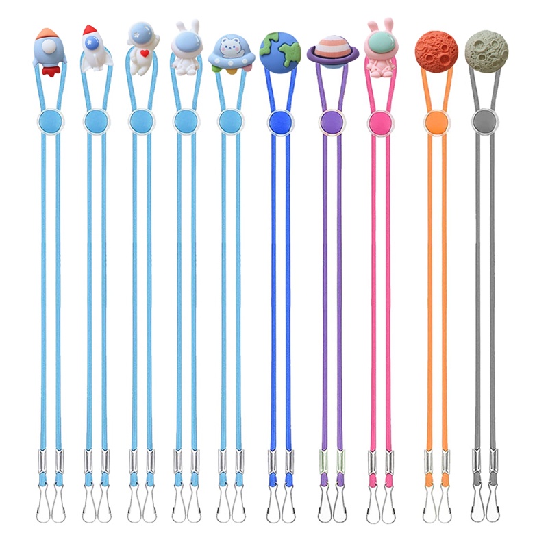 Cute Space Cartoon Series Creative Sunglass Chain Mask Anti-drop Rope ...