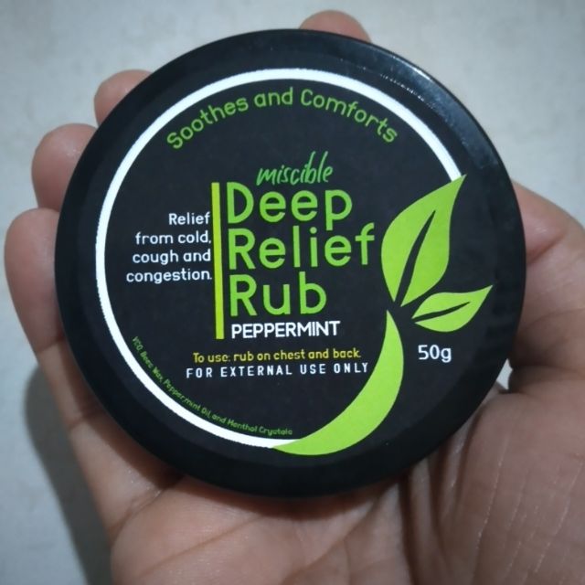 Peppermint Deep Relief Rub 50g | Shopee Philippines