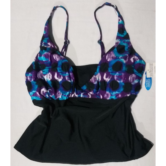 TMF WAVE ZONE SPEED TANKINI TOP-mall pull out plus size | Shopee ...