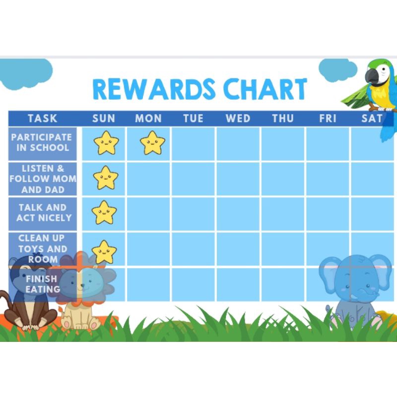 reward charts with velcro | Shopee Philippines