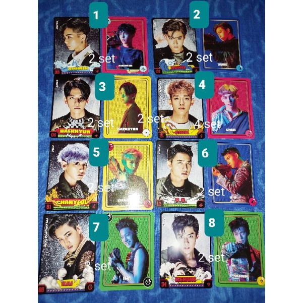 EXO OFFICIAL POWER MATCHING PHOTOCARD | Shopee Philippines