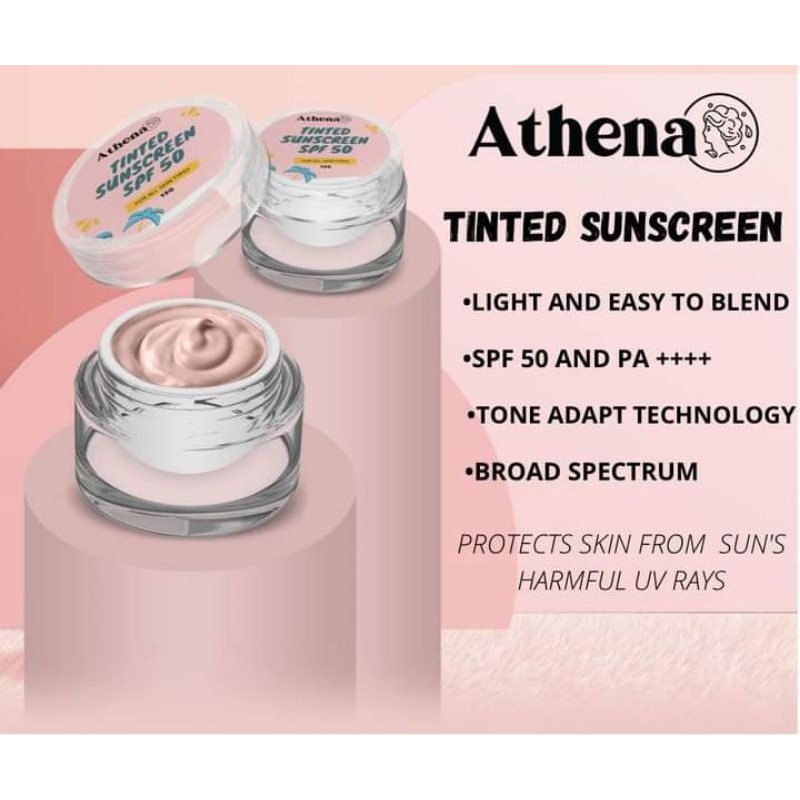 Tinted sunscreen by Athena Goddess Touche' | Shopee Philippines