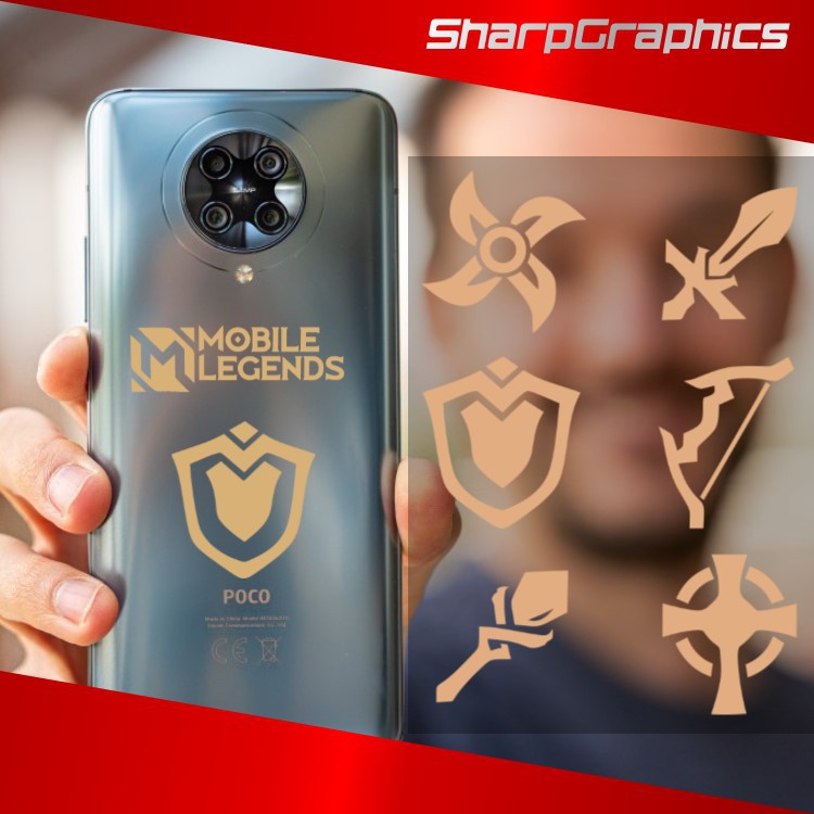 ML Mobile Legends Role MOBA art Sticker Decal | Shopee Philippines