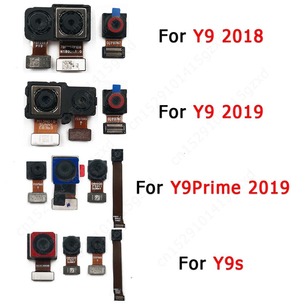 Front Back Camera For Huawei Y9s Y9 Prime 2019 2018 Rear Small Frontal Facing Selfie Camera ...
