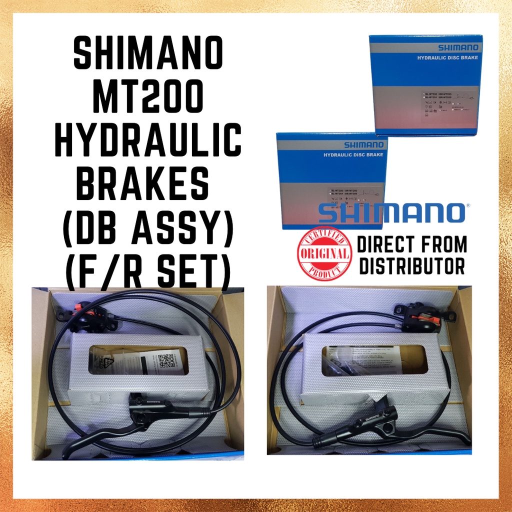 Shimano MT200 Hydraulic Brakes - Disc Brake Assembly (DB Assy) Front ...