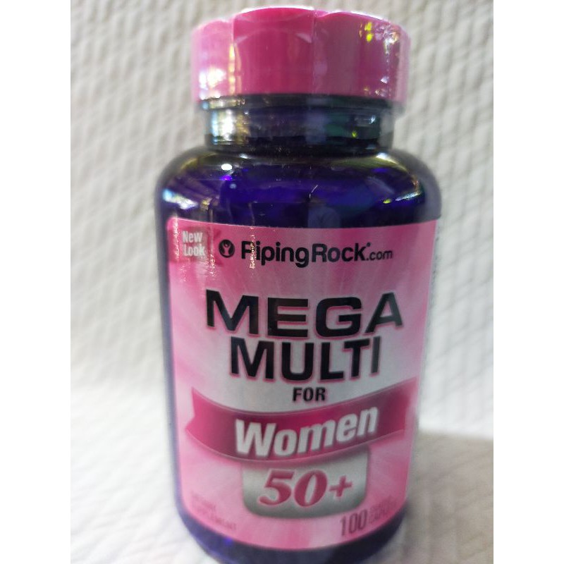 06/2023 Women's Mega Multi 50 Plus, 100 Coated Caplets | Shopee Philippines