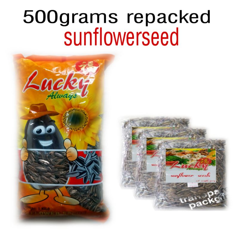 lucky Sunflower seed 1/2 kg and sunflowerseed ping ping super snack ...