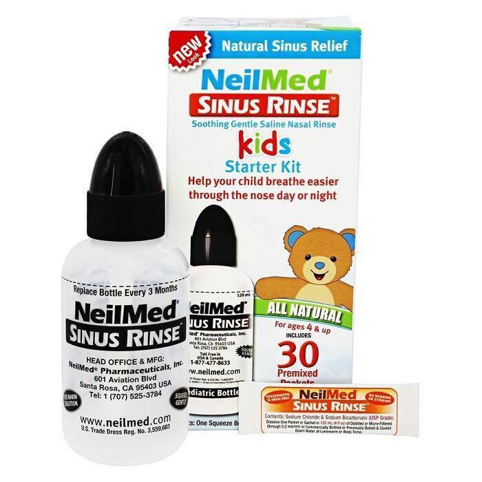 Neilmed bottle 120ml with 30 sachets of salt for babies | Shopee ...