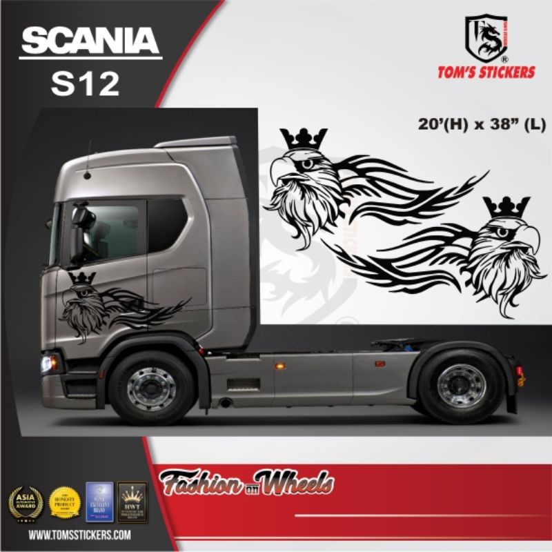 SCANIA TRUCK BODY STICKER SET SCANIA S12 | Shopee Philippines