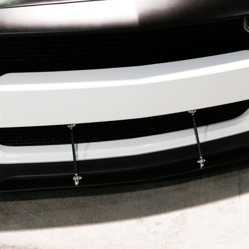 Universal Aluminum Front Bumper Lip Splitter Strut Rod Adjustable ...