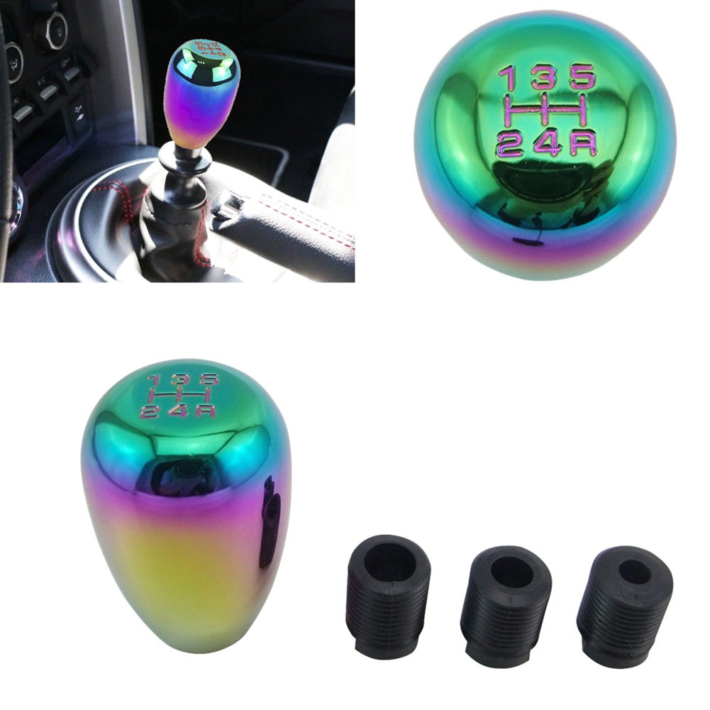 NEO CHROME Universal Car 5 Speed Aluminum Shift Knob Manual Gear Stick Shifter | Shopee Philippines