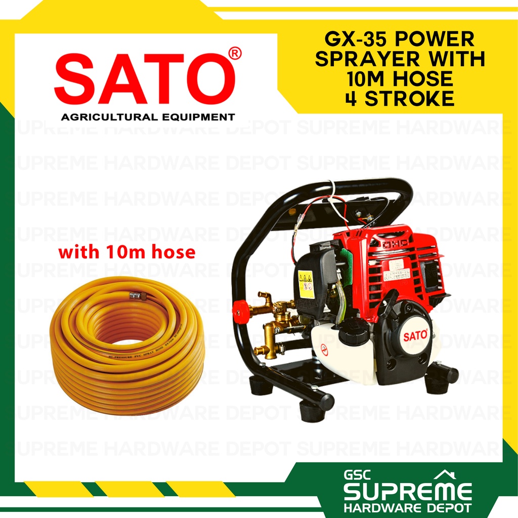 SATO Portable Power Sprayer (4 stroke) SK-GX35 | Shopee Philippines