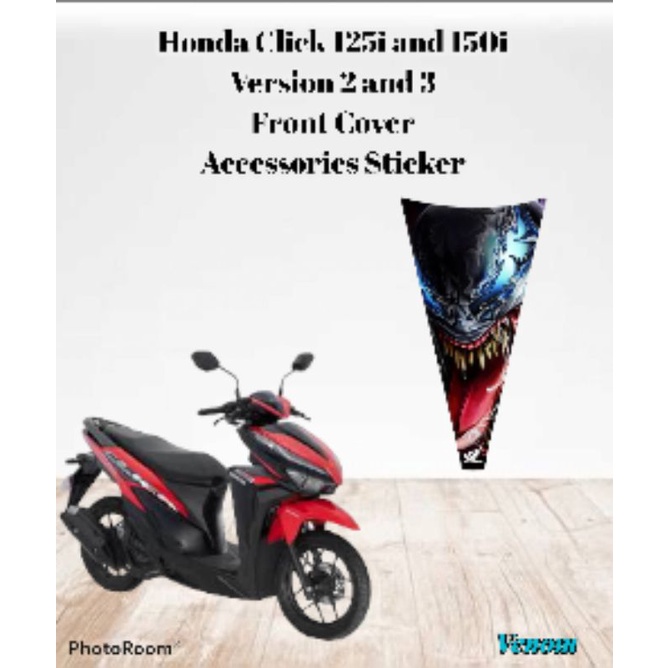 Honda Click 125i and 150i V2 and V3 Front Cover Sticker / Click 125i ...