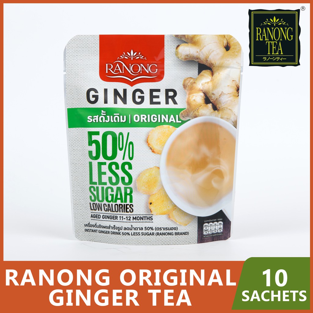 Ranong Original Ginger Tea (10 sachets) (Salabat) | Shopee Philippines