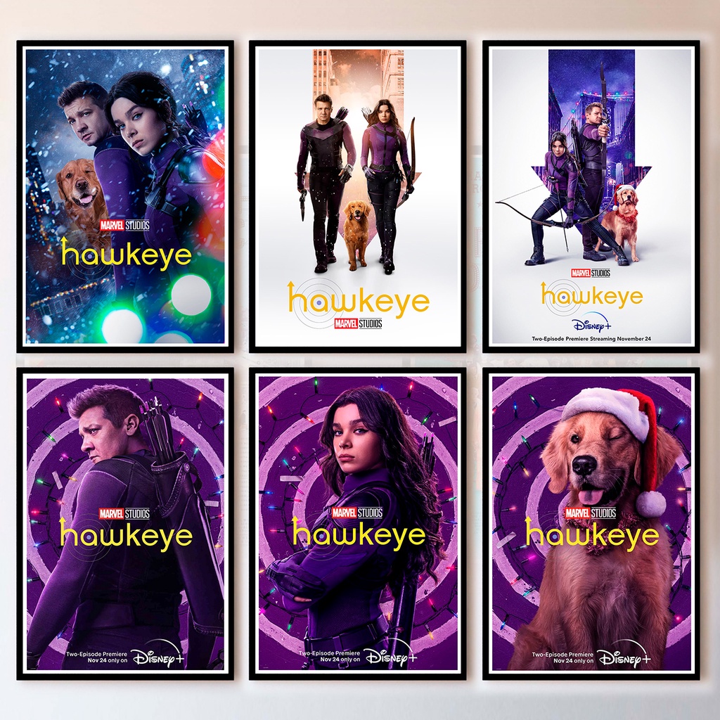 Hawkeye Poster/TV Mini Series 2021 Marvel studios 33x48 cm | Shopee ...