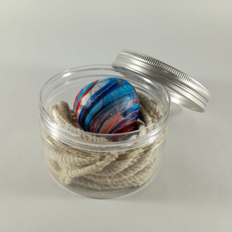 Wooden Pinoy Trompo Spinning Top with Jute Pouch | Shopee Philippines