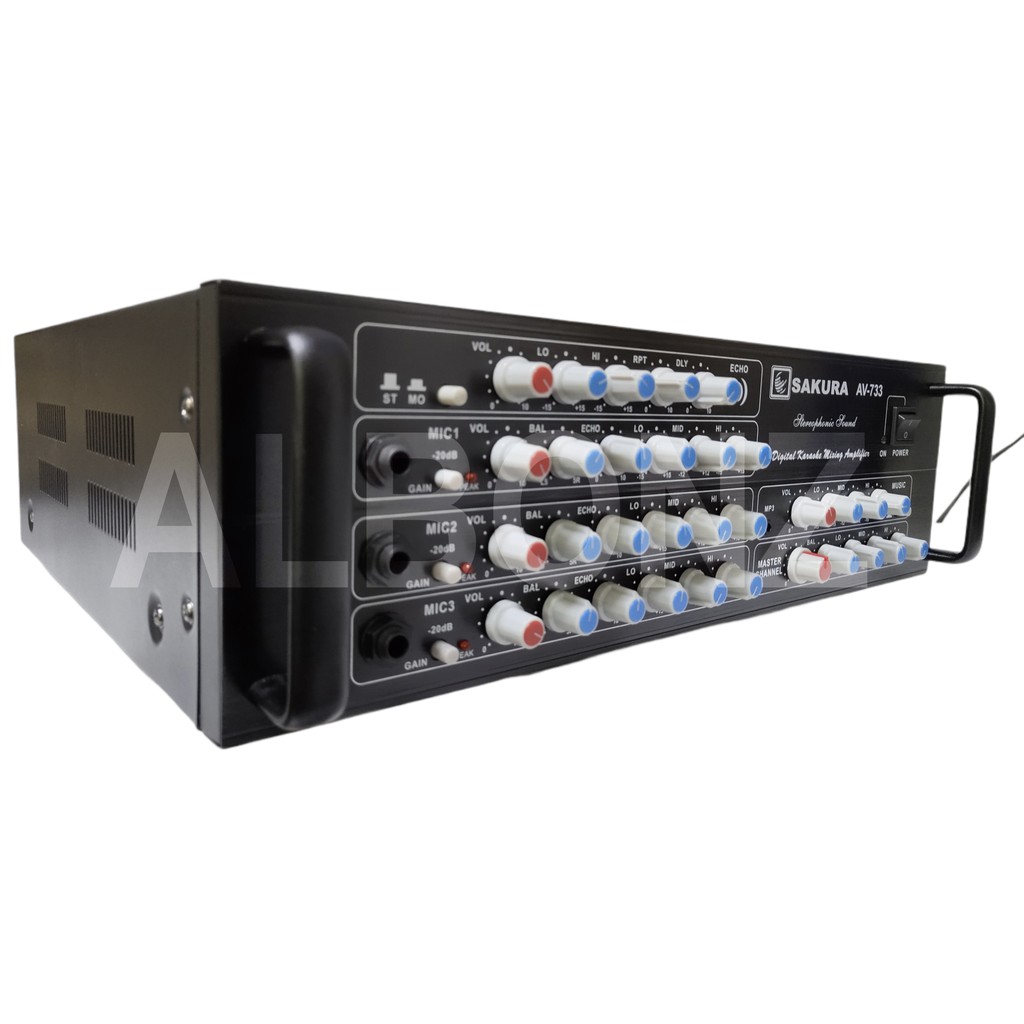 Digital Karaoke Mixing Amplifier Sakura AV-733 (450Watts x 2)(ORIGINAL) | Shopee Philippines