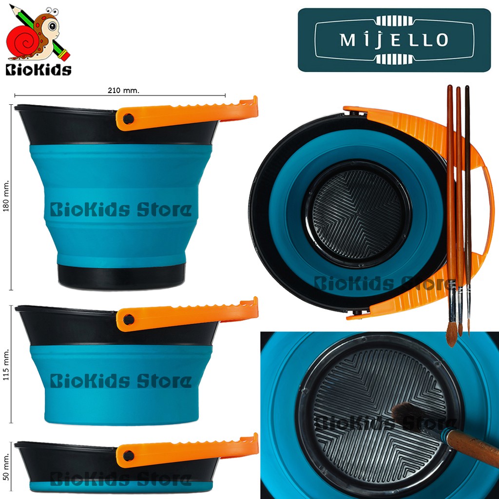 Mijello adjustable bucket I Size Brush Cleaning | Shopee Philippines