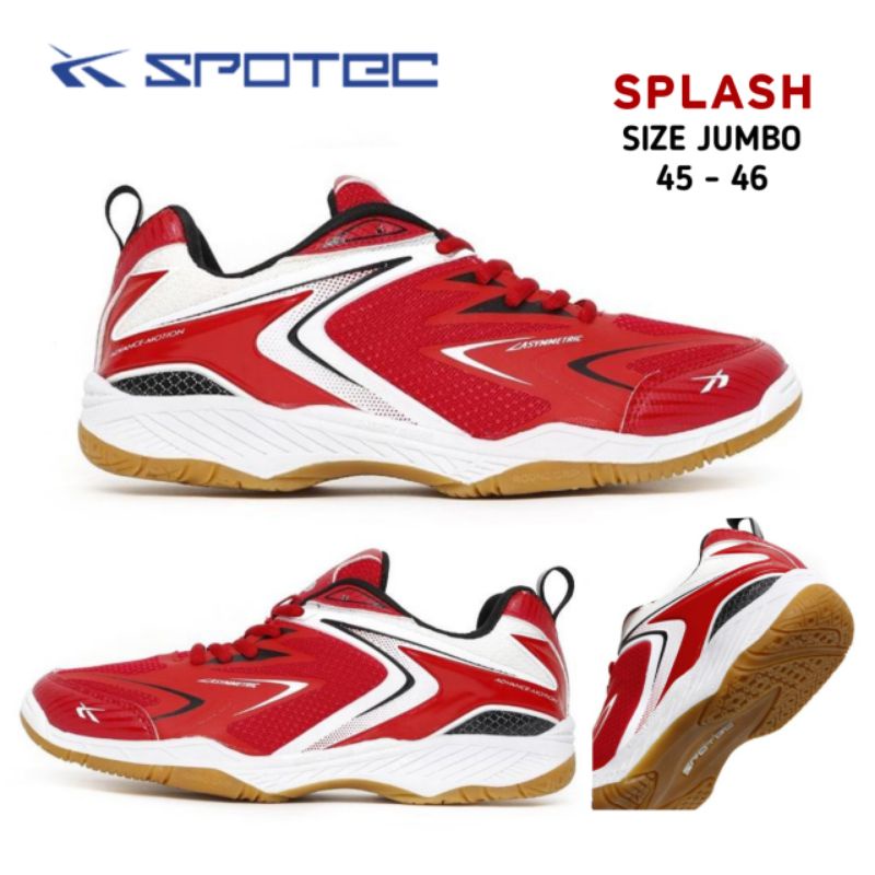 Badminton SHOES JUMBO SIZE BADMINTON SHOES - SPOTEC SPLASH | Shopee ...
