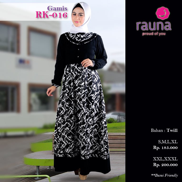 HITAM Syar'i Robe - Black motif Robe - Muslim Dress - Original | Shopee ...