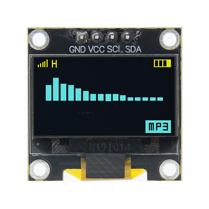 0.96 inch oled IIC Serial White OLED Display Module 128X64 I2C SSD1315 ...