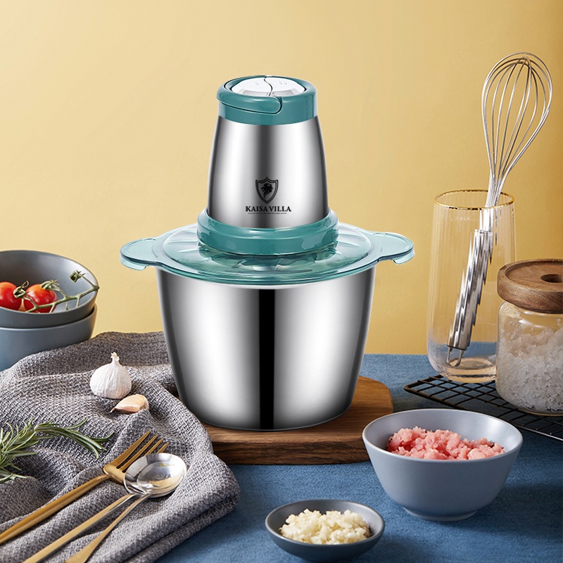 Kaisa Villa food processor electric meat grinder garlic grinder food grinder multi function ...