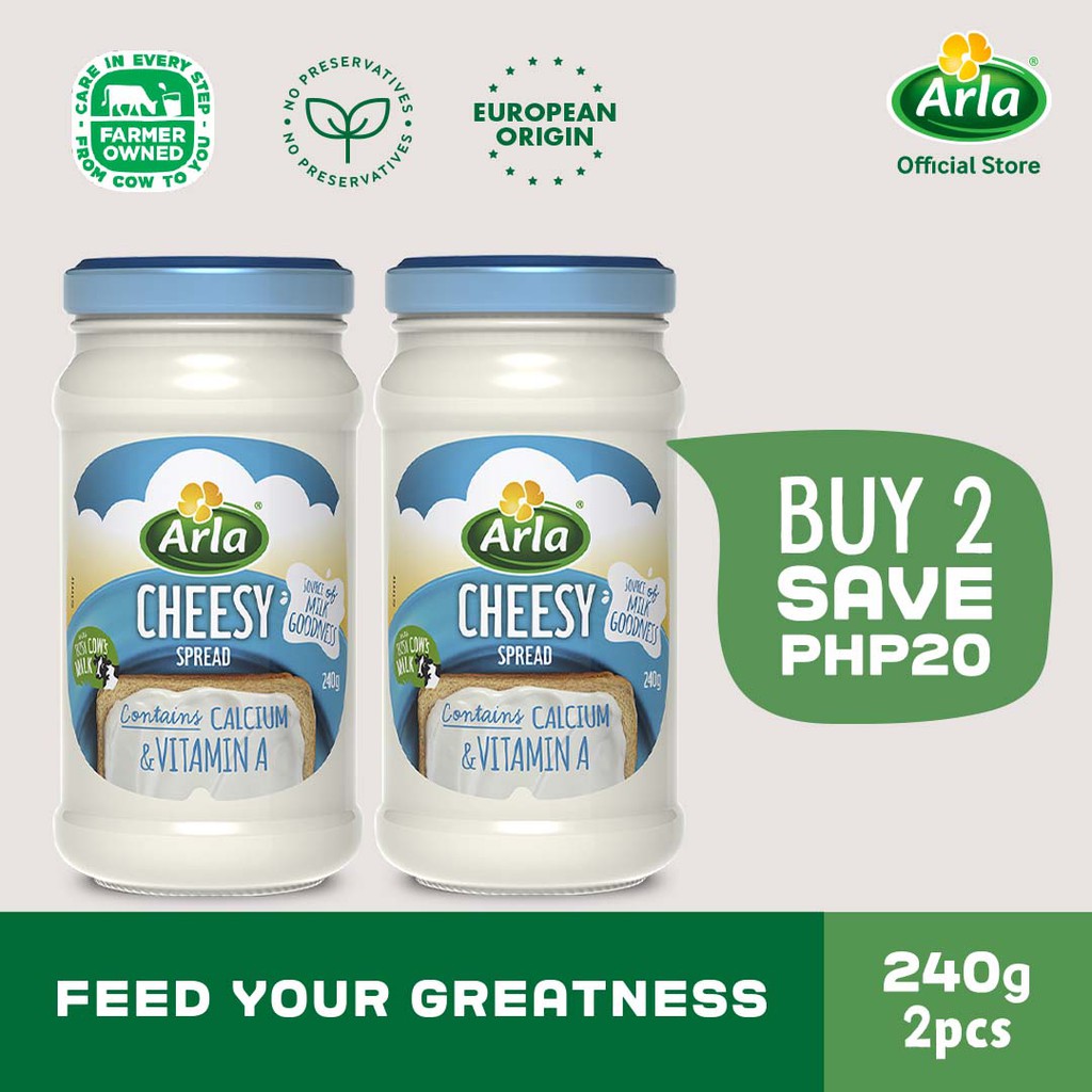 Arla Cheesy Spread 240g 2-Pack | Shopee Philippines