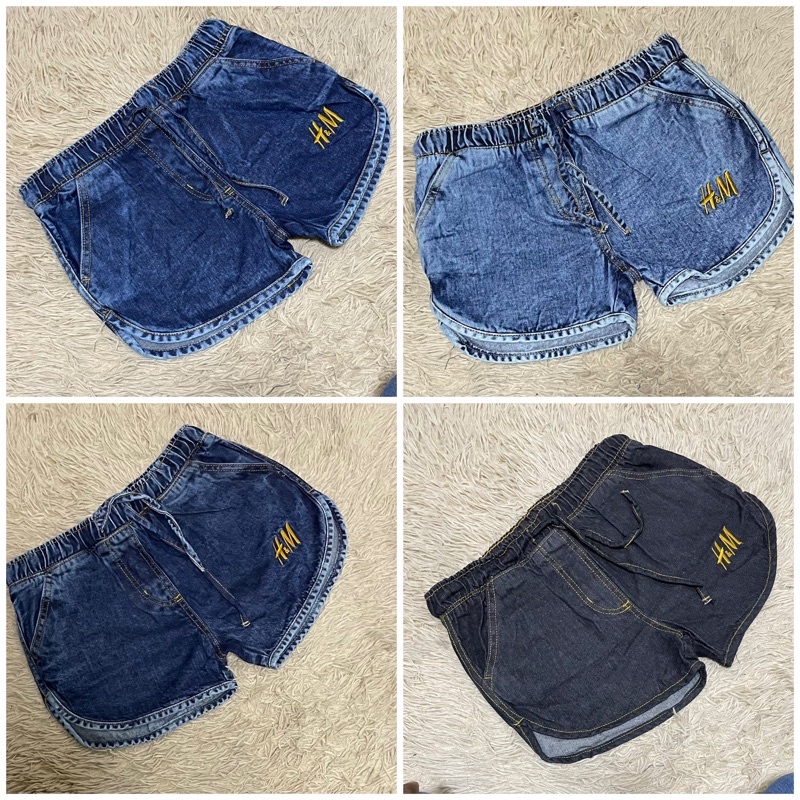 RO62# Denim Dolphin Shorts Nice Quality Makapal Tela for Ladies mad in ...