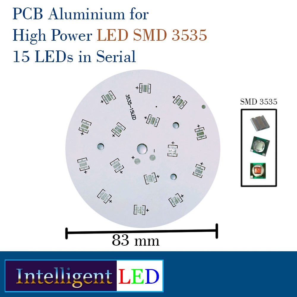 Aluminum PCB for 15 Serial LED SMD 3535 Round 83mm | Shopee Philippines