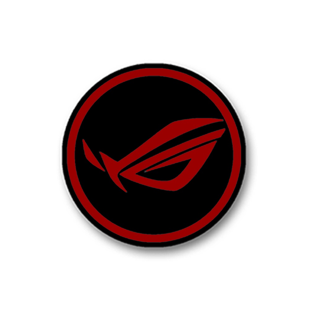 ROG - Republic of Gamers logo vinyl stickers for computer case fans ...