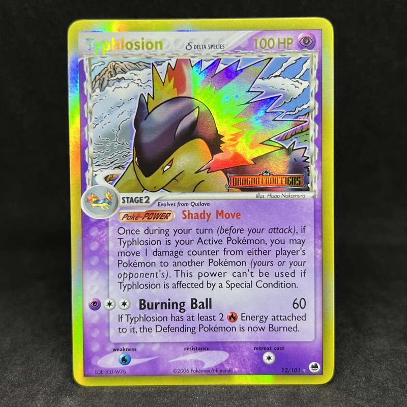 Pokemon TCG Typhlosion Delta Species Stamped Reverse Holo Rare 12/101 ...
