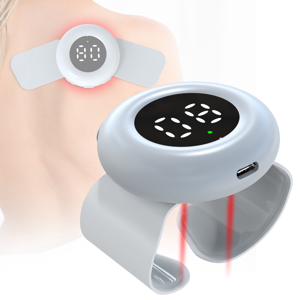 KTS Cold Laser Pain Relief Vibration TENS Therapy Muscle Massager Pulse ...