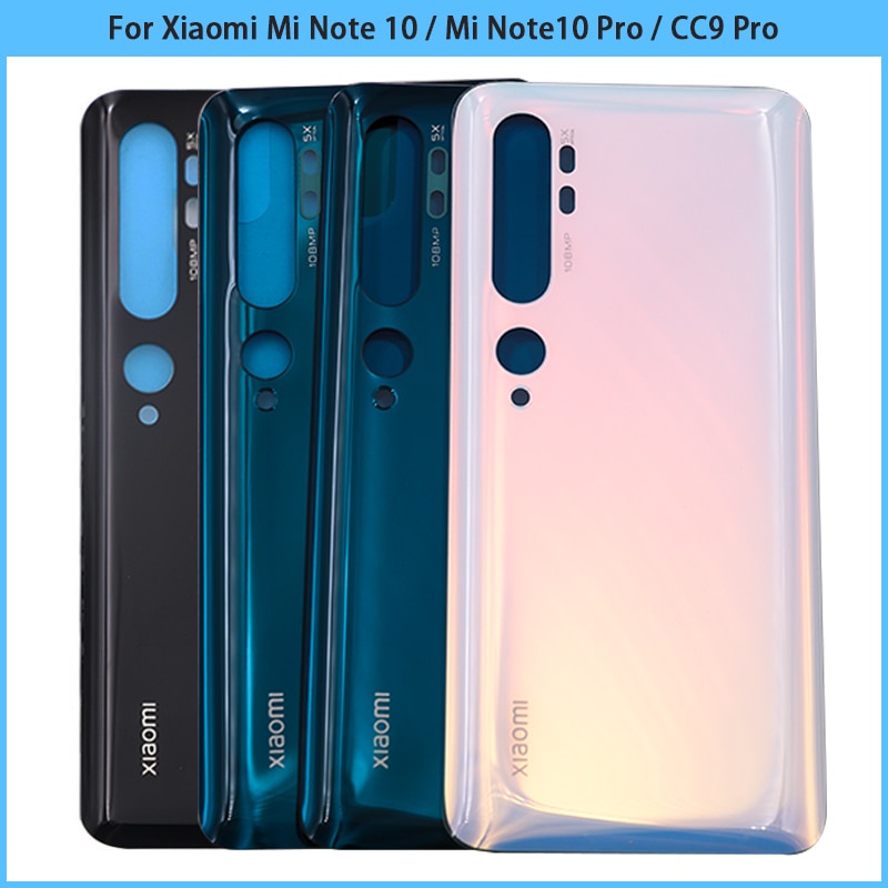 For Xiaomi Mi Note 10 / Mi Note10 Pro Battery Back Cover 3D Glass Panel ...