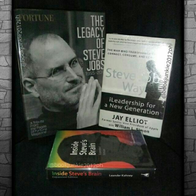 Set of 3 Books About Steve Jobs [book set for sale] | Shopee Philippines