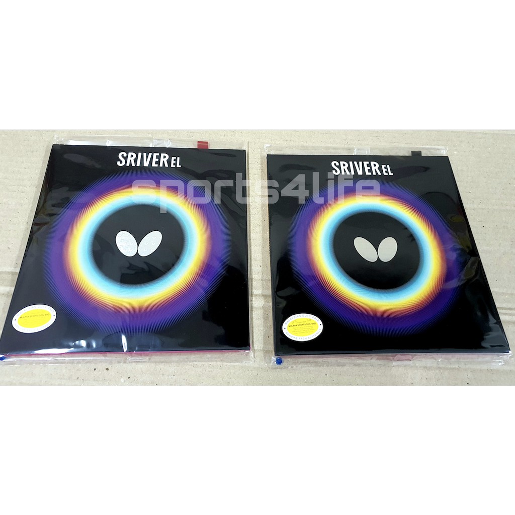 Butterfly Sriver EL Table Tennis Rubber (Japan Brand Butterfly Rubber ...