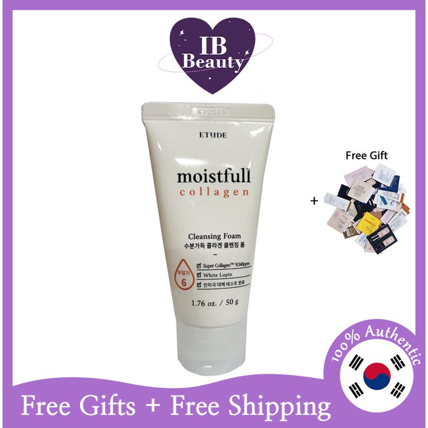 [ETUDE HOUSE] Moistfull Collagen Cleansing Foam 50g (21AD) | Shopee ...