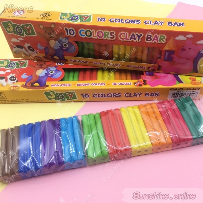 JOY CLAY 10 COLORS (SCL6010) | Shopee Philippines