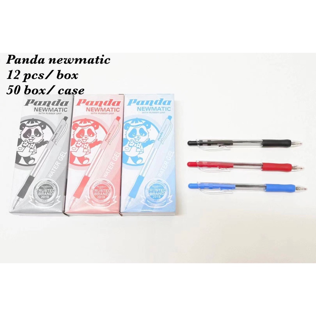 PANDA NEWMATIC BALLPEN RETRACTABLE | Shopee Philippines