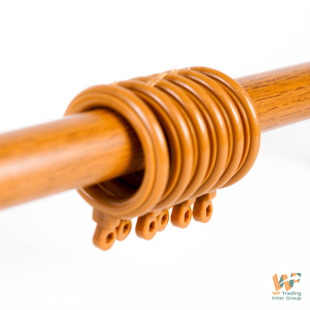 Curtain Pleated Loop Eyelet Ring Golden Teak Color!!! (Use With 26mm ...