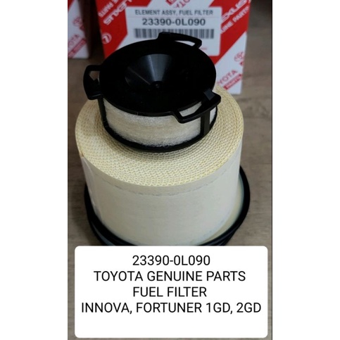 Fuel Filter Innova, Fortuner 1GD, 2GD (Genuine Toyota) | Shopee Philippines