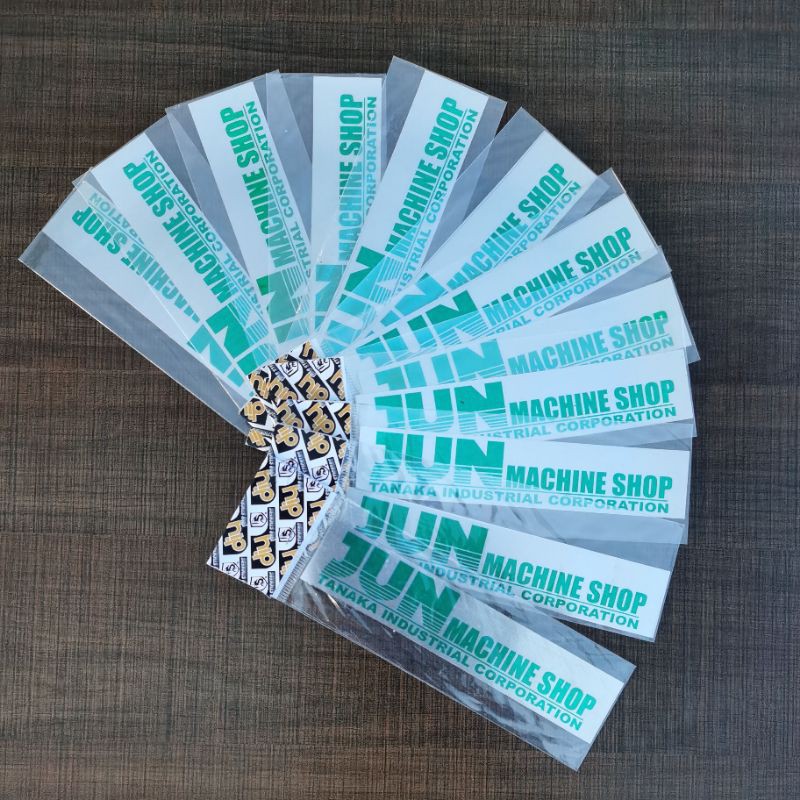 CHROME CAR STICKERS JUN MACHINE SHOP | Shopee Philippines