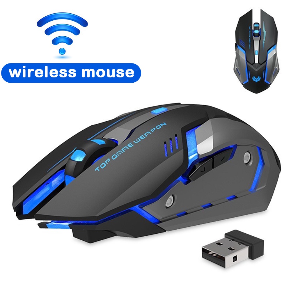 USB Wireless Gaming Mouse Bluetooth Rechargeable Mouse Optical Mouse ...