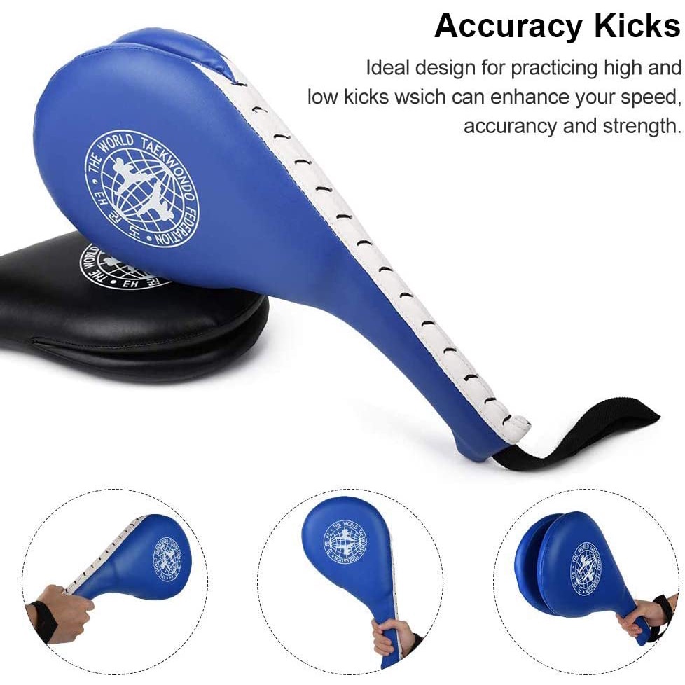 Double Kick Pad Target Tae Kwon Do Karate Kickboxing MMA Training ...