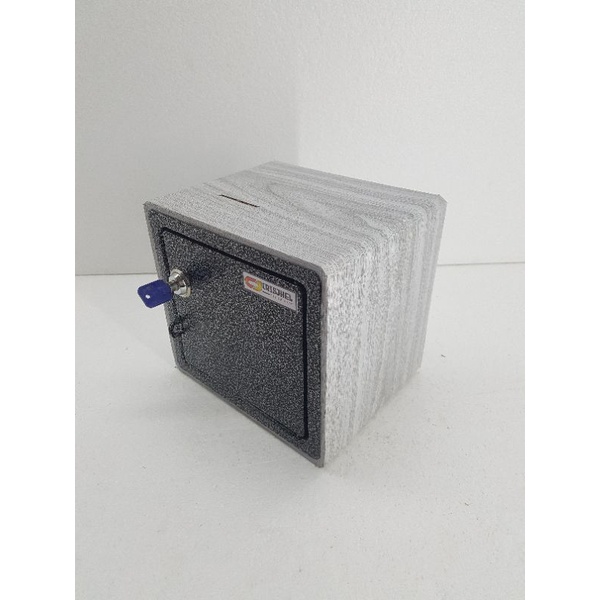MINI-GRAY WOOD Alkansya Vault & Multipurpose Safety Box (Classic ...