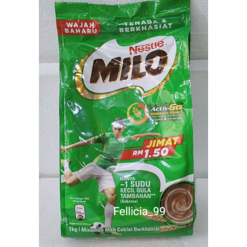 Milo 1 KILO (Original From MALAYSIA) | Shopee Philippines