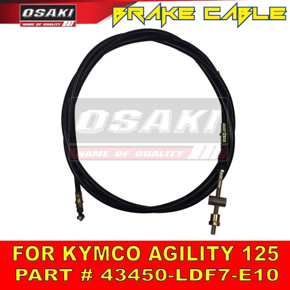 KYMCO AGILITY 125 BRAKE CABLE OSAKI/THROTTLE/SPEEDOMETER | Shopee ...